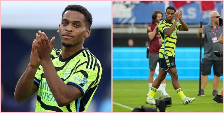 Jurrien Timber kể lại câu chuyện bij Saka hành 4 năm trước